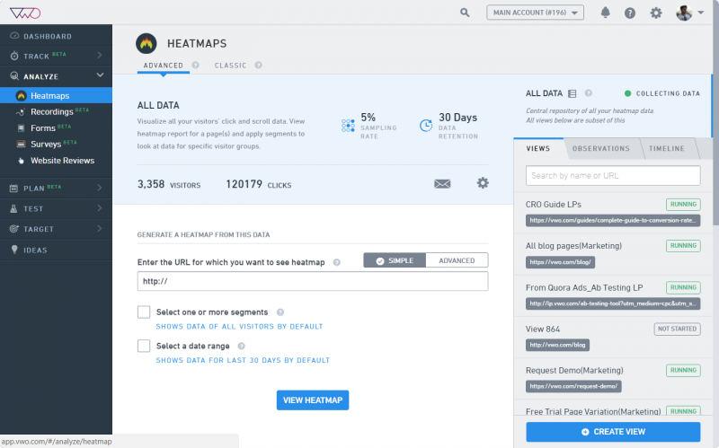 How to Use the Heatmaps Dashboard – Knowledge Base